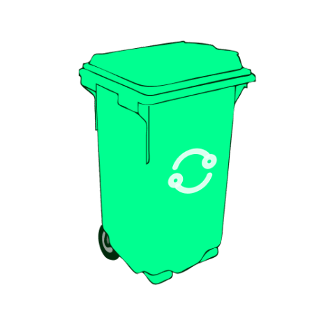 Compact and Convenient: 120 Litre Wheelie Bins by easywaste